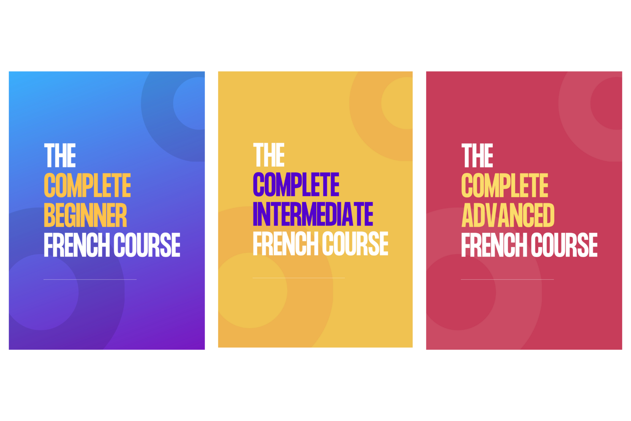 Complete French Courses Bundle (All levels) - Talk in French
