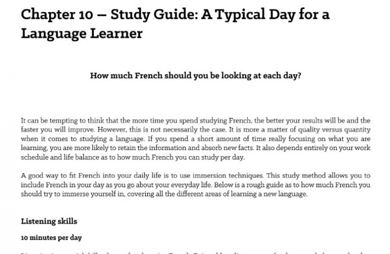 Fluent in French Study Guide | Talk in French Store