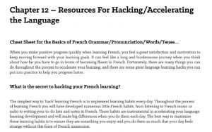 Fluent in French Study Guide | Talk in French Store