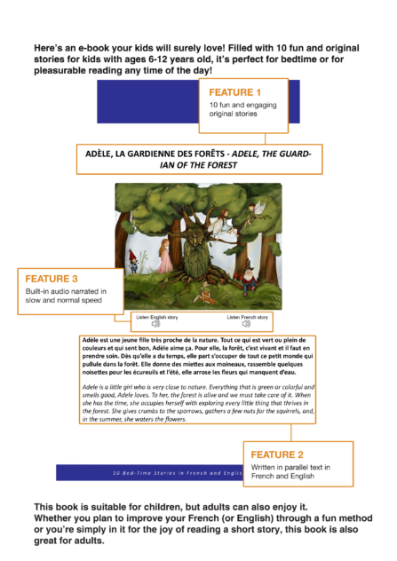 French for Kids Volume 3: 10 Bedtime Stories in French and English with ...