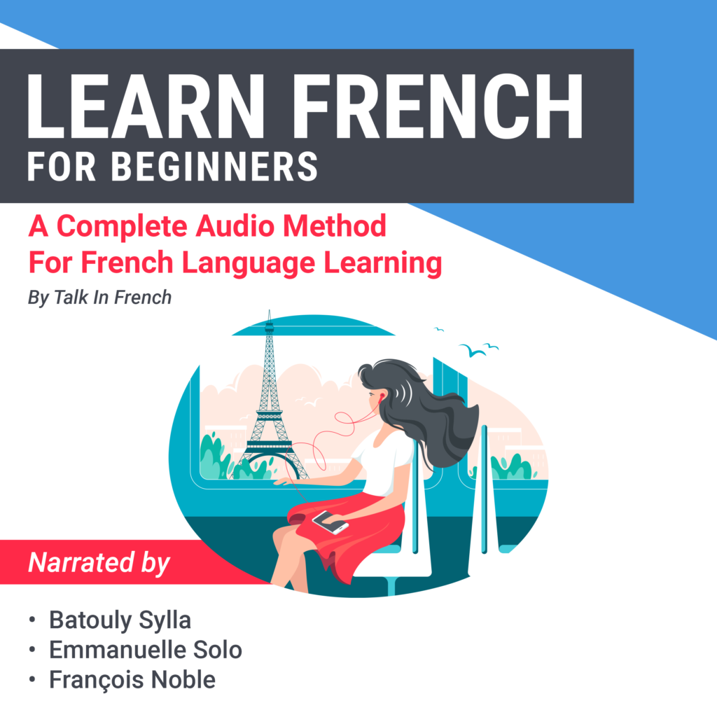 Paperback and Audiobook Page - Talk in French Store
